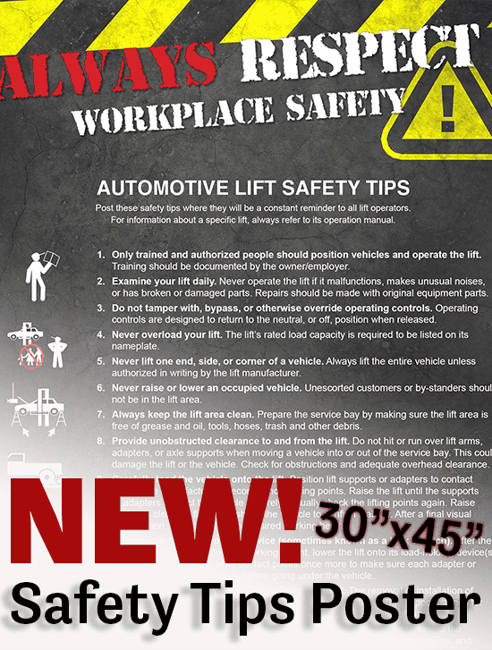 New Safety Tips Poster Now Available