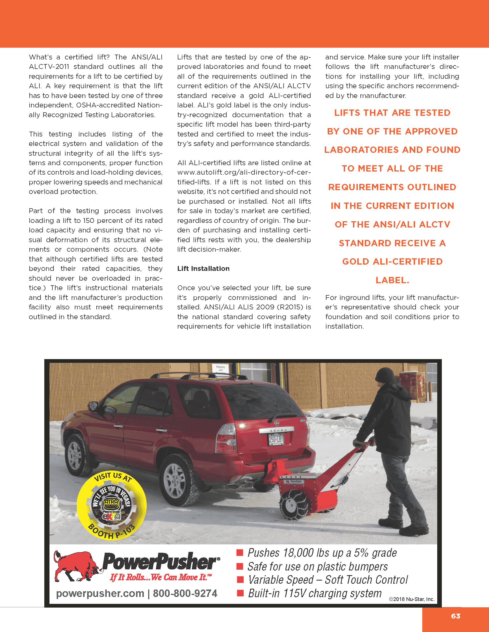 Fixed-Ops Magazine: Feature Article - Life Safety