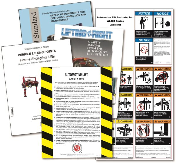 Replacement Warning Label Kit for 2 Post
