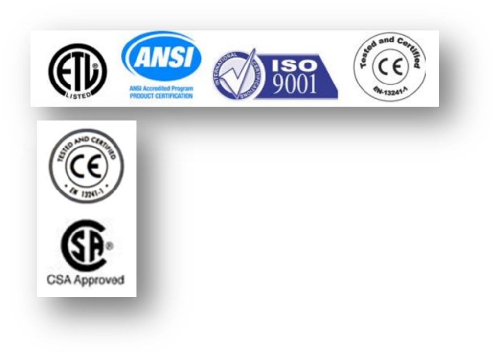 False Claim of CE, CSA, and ANSI Marks