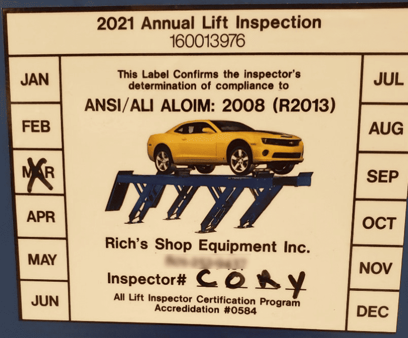 Counterfeit Lift Inspection Labels Found in Utah